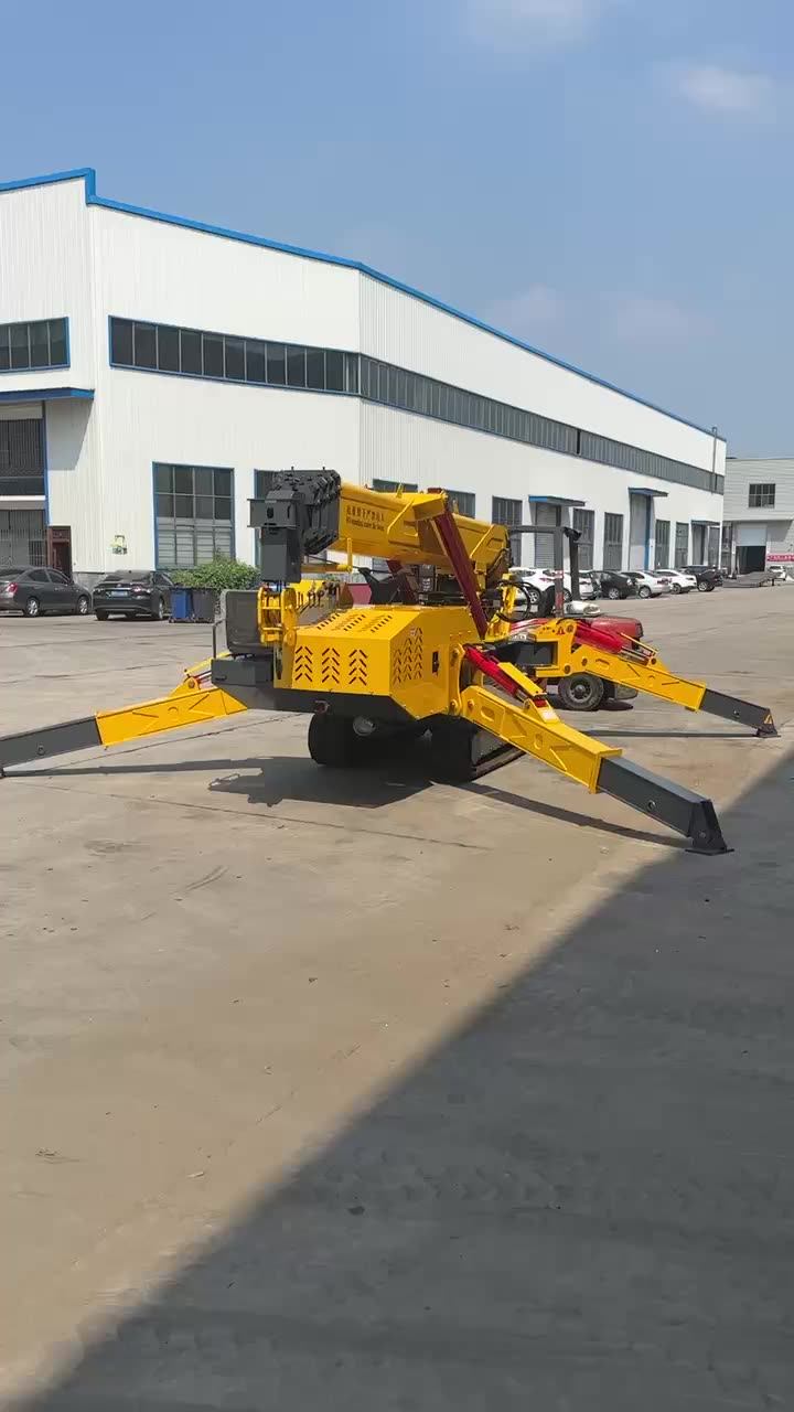 Construction Machine Portable Mini Lifting Crawler Crane 5 Ton Spider ...