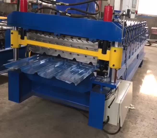 Used Metal Roof Panel Roll Forming Machine/building Material Machinery ...