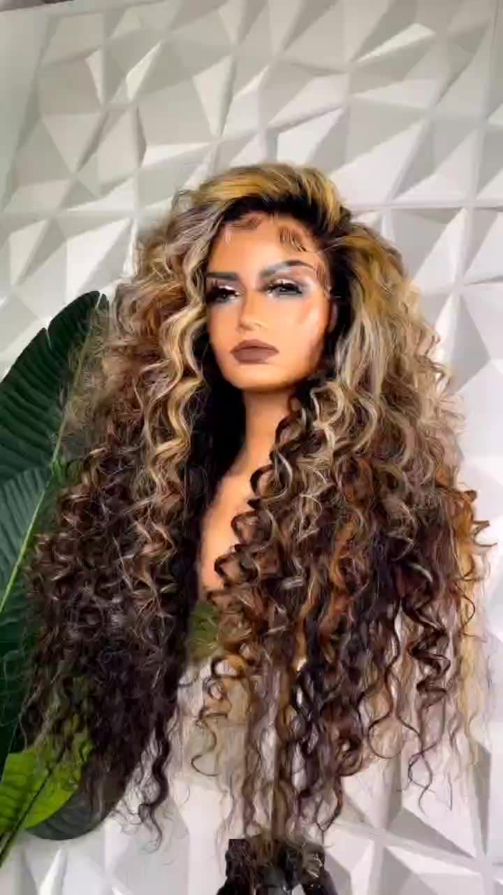 Peruvian Hair Customized Color Wigs 13x6 Human Hair Transparent Hd Lace ...