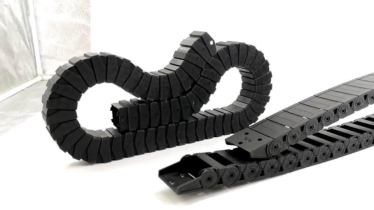 Factory Nylon66 Drag Chain Flexible Cable Protection Chain Cnc Machine ...