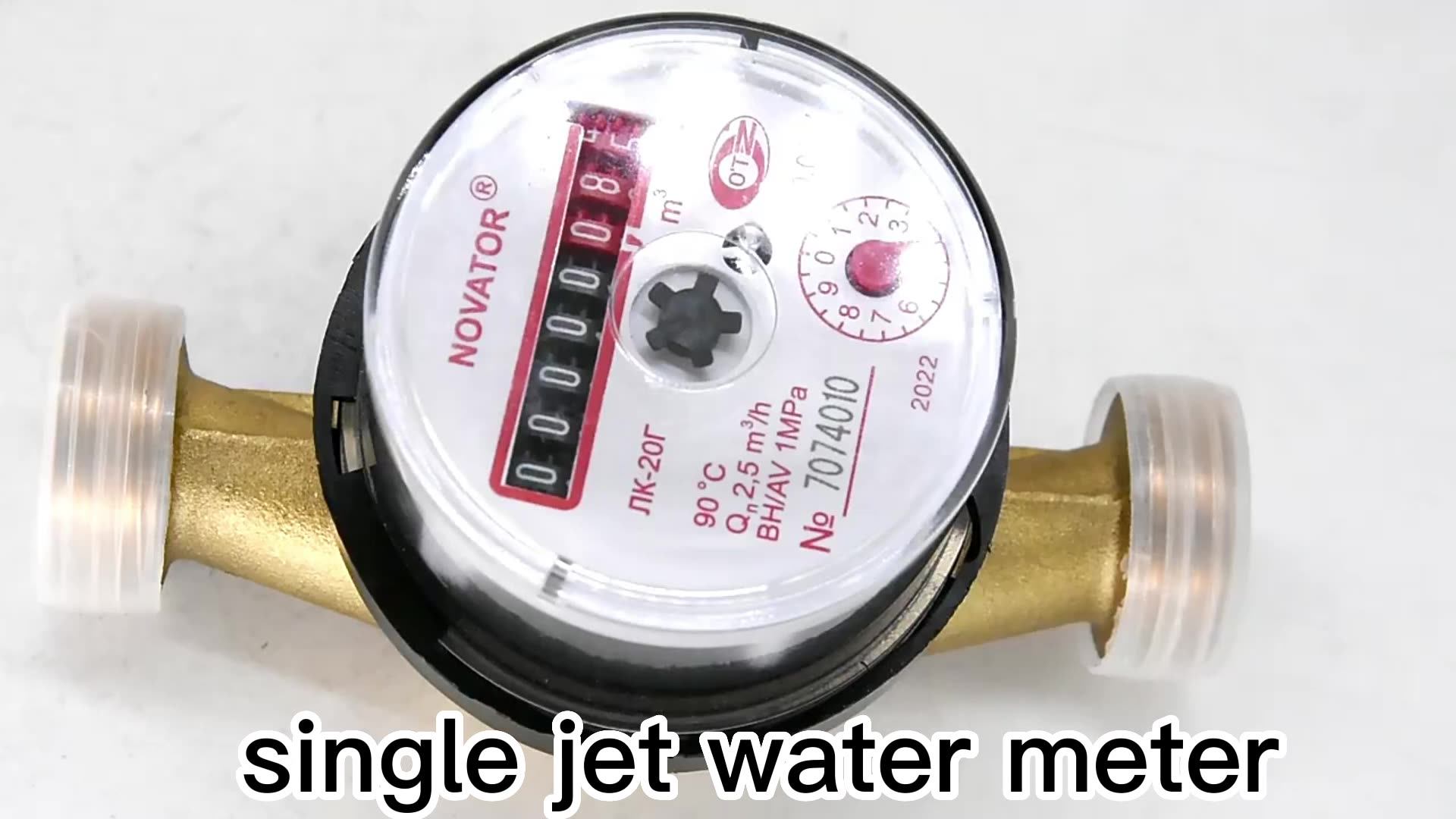 Iso 4064 Class B Single Jet Cold Water Meter 110mm Brass And Plastic ...