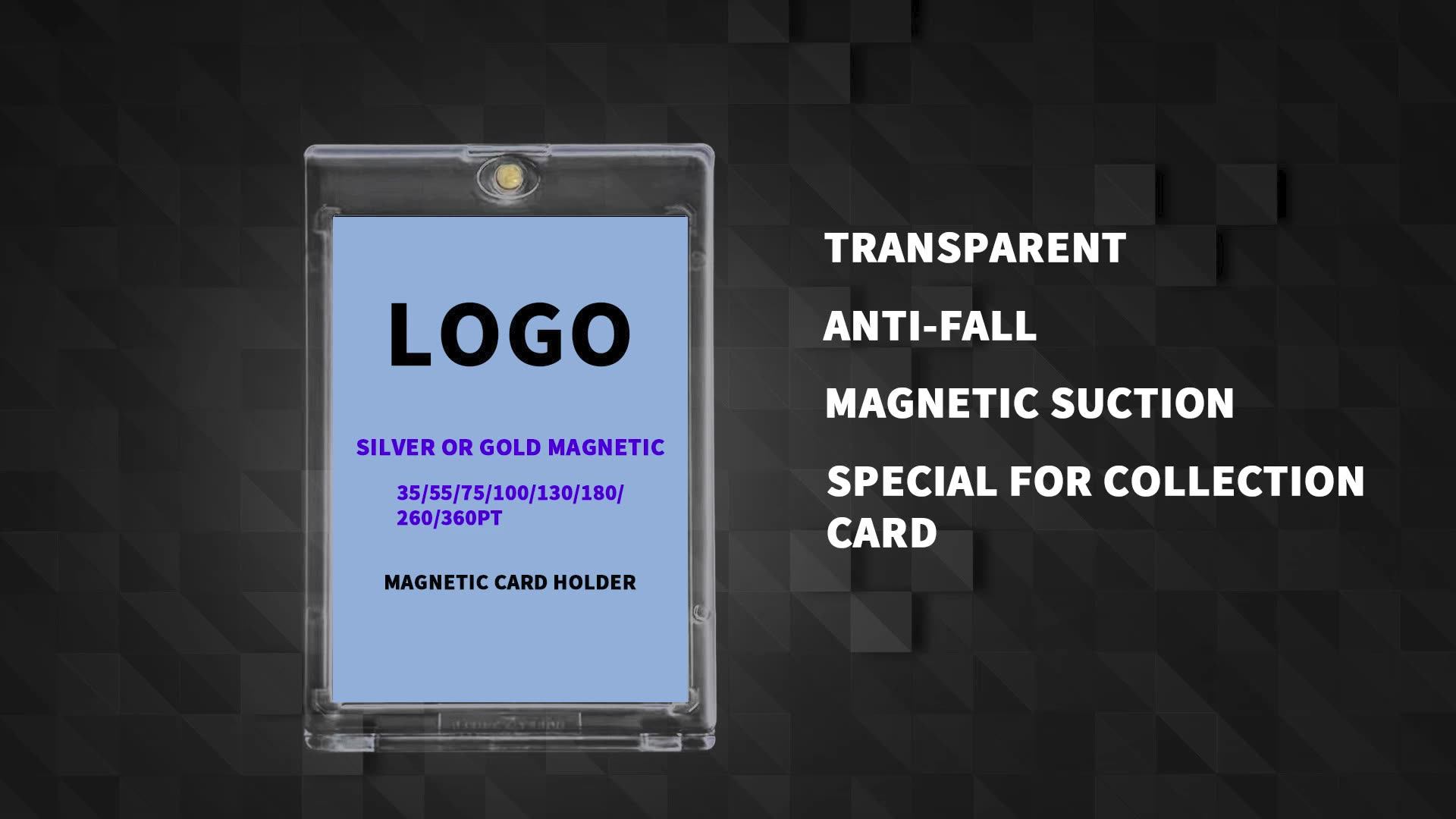 35pt Uv Protection One Touch Sports Cards Top Loader Jo-k-111 Magnetic ...