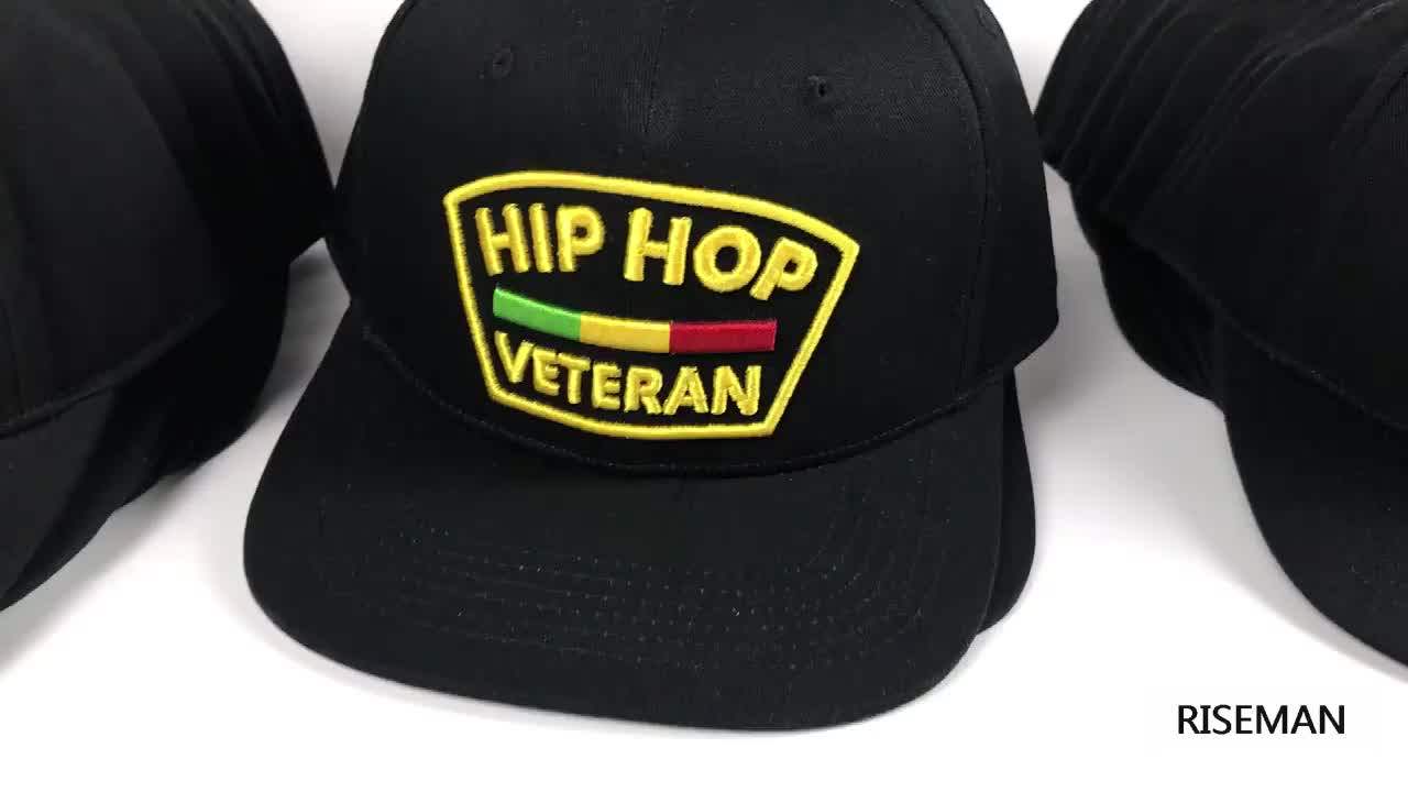 Wholesale Mens Oem 6 Panel Letters Hip Pop Cap Custom 3d Puff ...