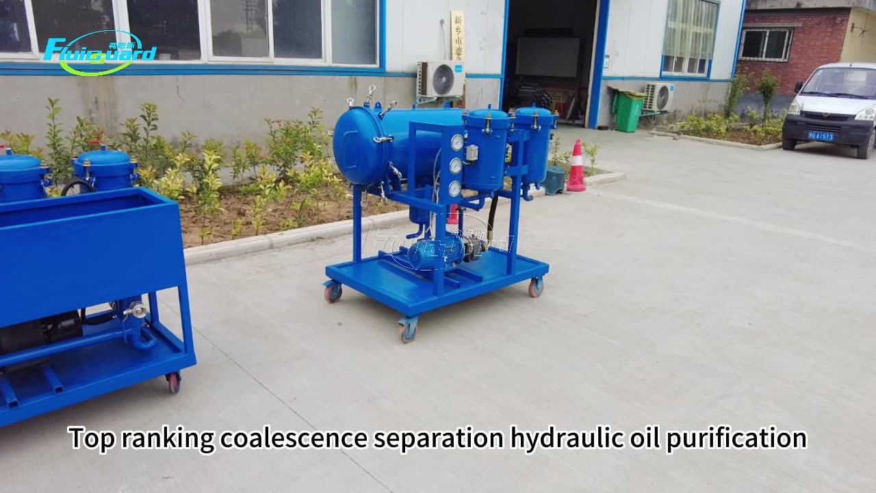 Industrial Wide Use Coalescence Separation Turbine Oil Filtration ...