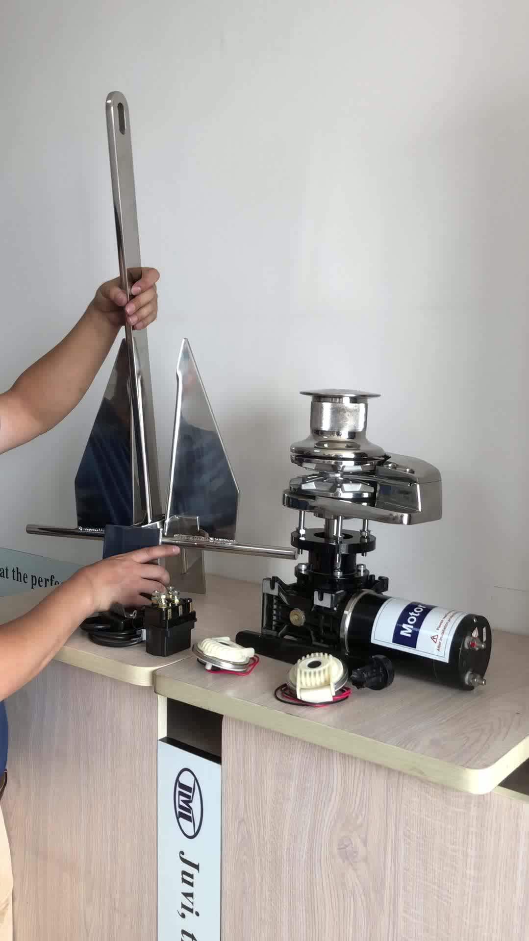 Boat Electric Chain Rope Rode Gypsy Chainwheel Wildcat Anchor Winch ...