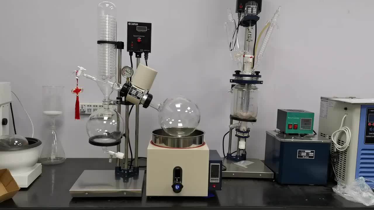 Large Price 5l Vacuum Evaporation Equipment Rotary Evaporator Mini Lab ...