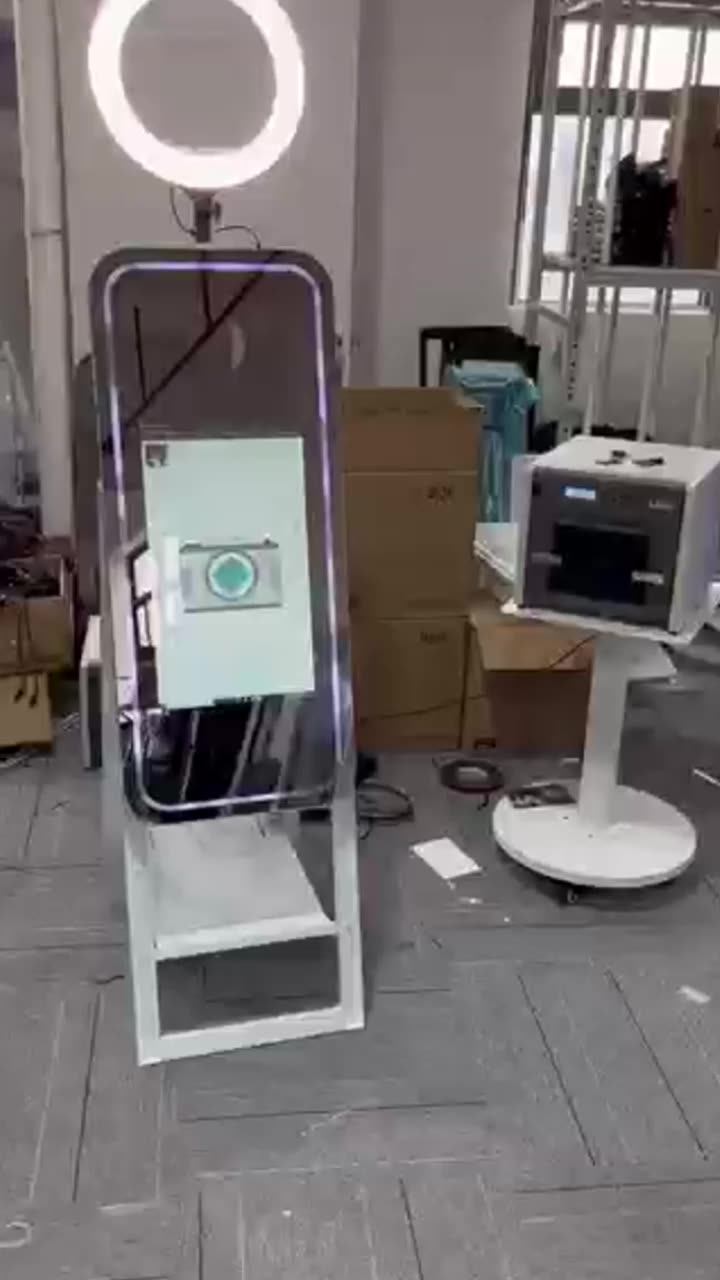 Dropshipping Photo Booth Mirror Touch Screen Portable Magic Mirror ...