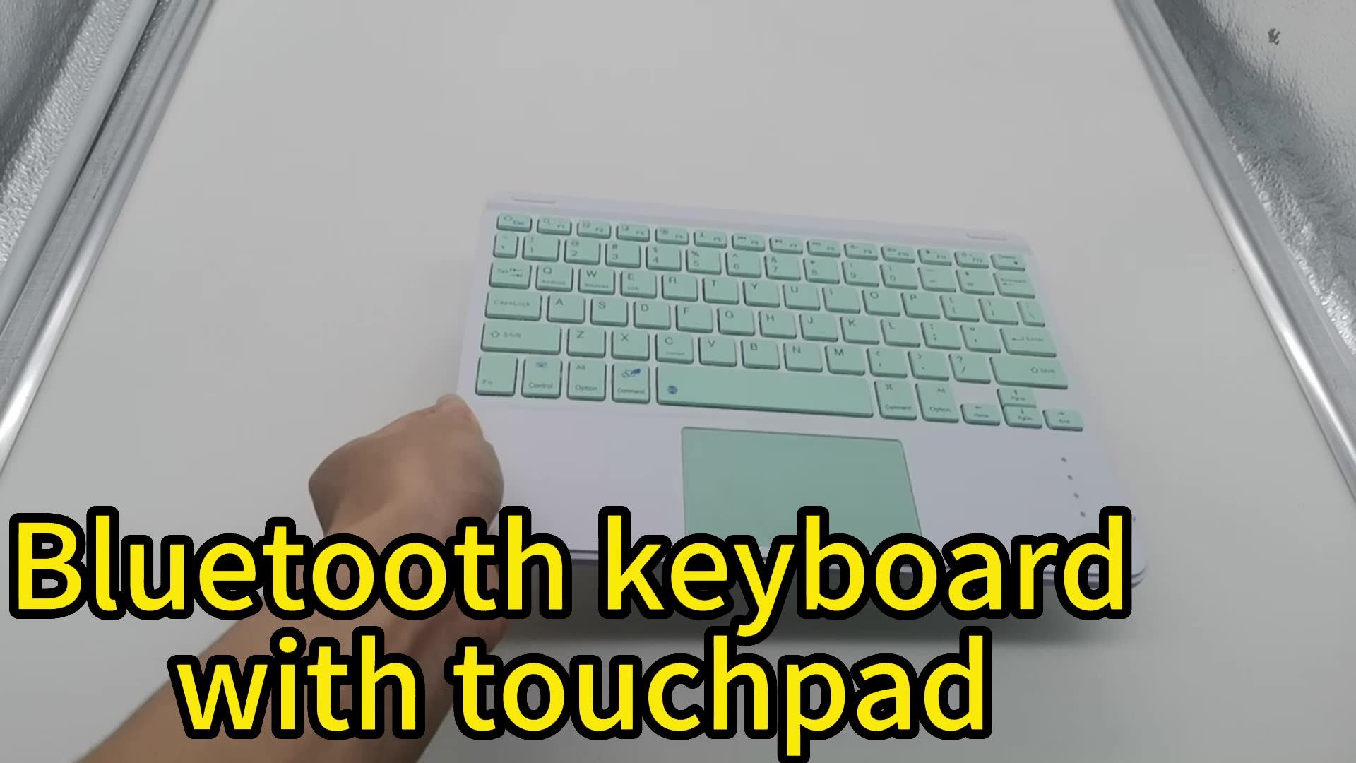 Colorful Thin External Keyboard Portable Rechargeable Bluetooth ...