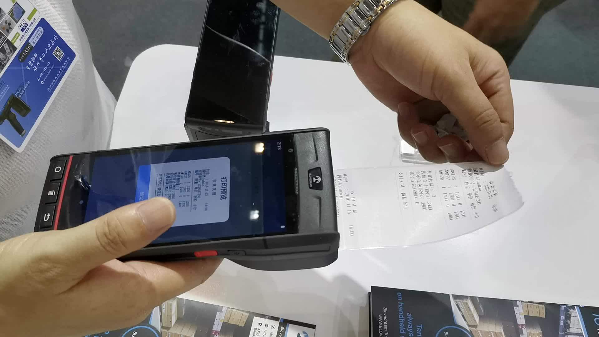 Blovedream-mini Impresora Térmica De Mano S60,Terminal Móvil Para ...