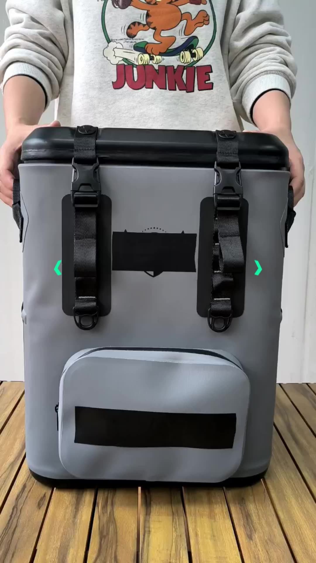 Backpack Cooler Magnetic Cooler Opening Leakproof Insulated Waterproof ...