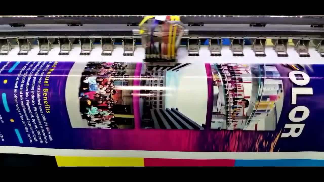 Bright Color Inkjet Printers Dx5 Printhead Galaxy Eco Solvent Ink For ...