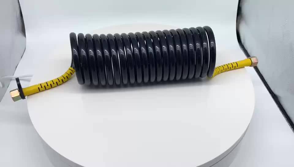 12*9 6.5m Cuff/flexible Polyurethane Pa6 Tube Pu Spring Coil Hose ...