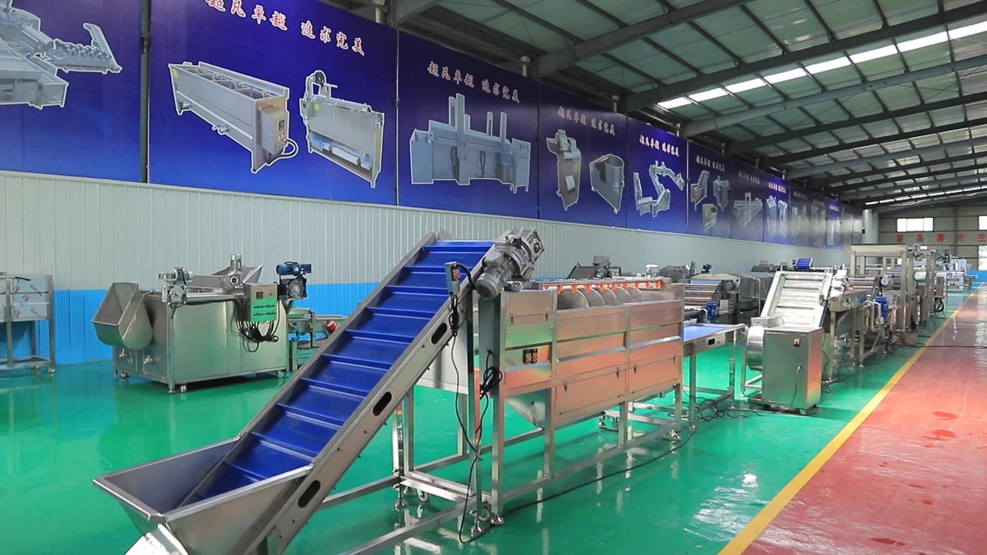 Small Scale Semi-automatic Fried French Fries Making Machine French ...