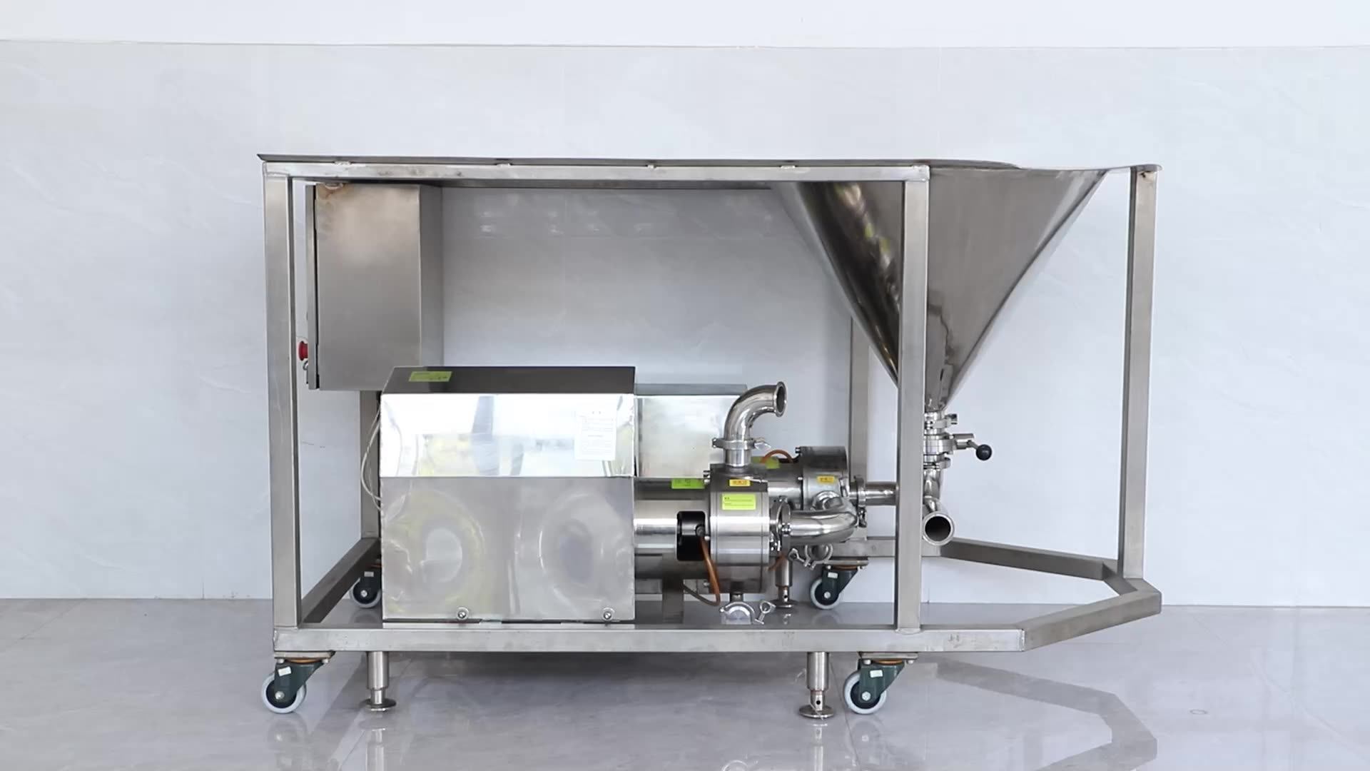 Stainless Steel In-line High Shear Liquid Powder Mixer Batch ...