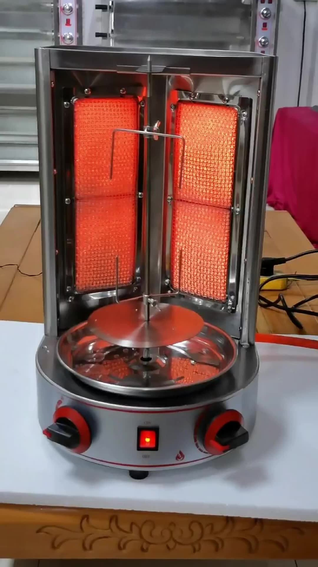 Electric Rotary Chicken Grill Machine Gas Middle East Grill Brazilian ...