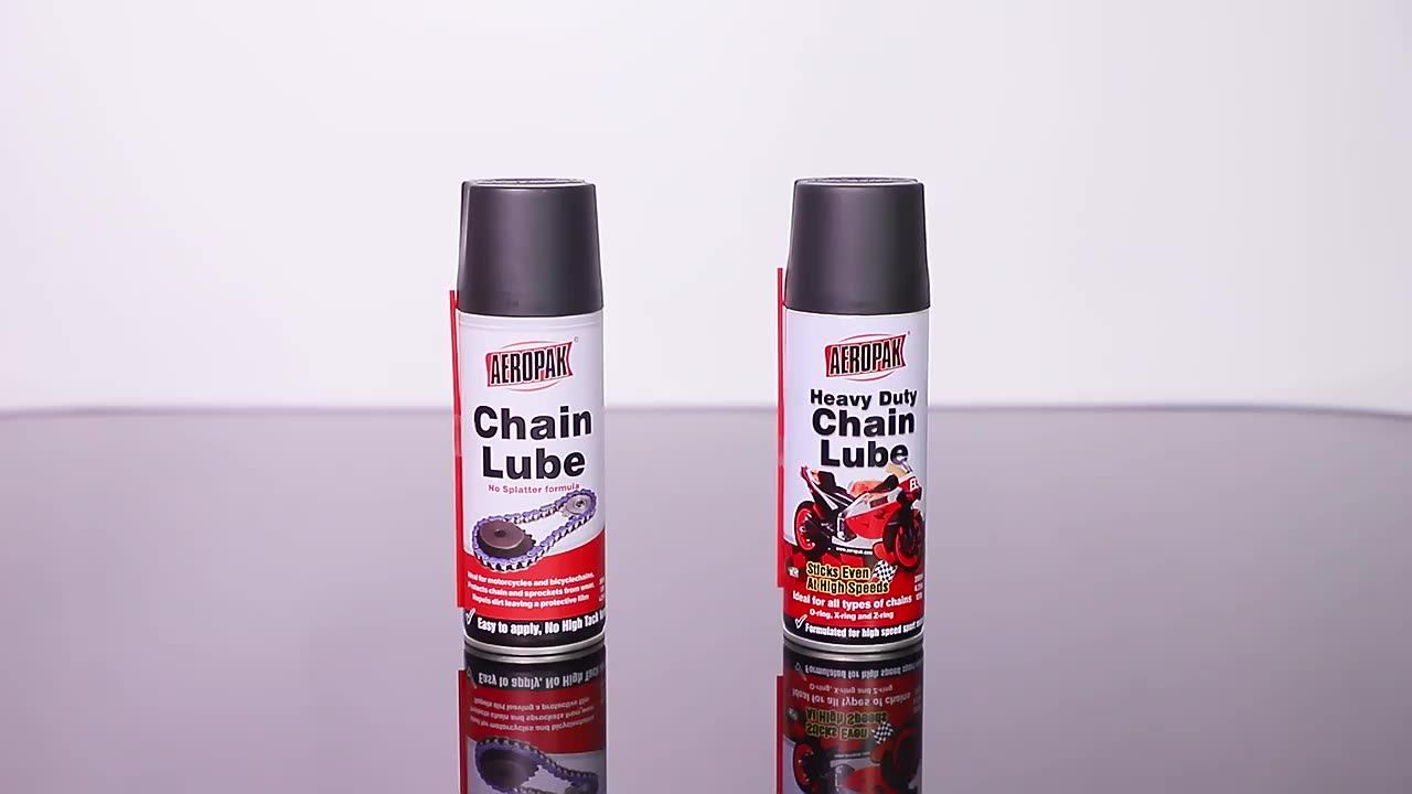 Aeropak Penetrating Heavy Duty Chain Lube 200ml Aerosol Spray Lubricant ...