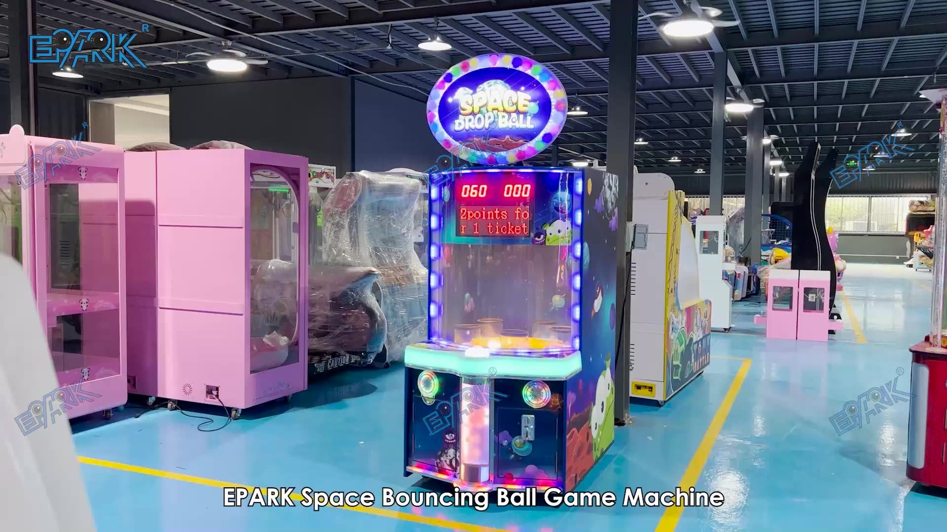 Factory Space Bouncing Ball Arcade Lottery Indoor Amusement Ticket Park Redemption Game Machine ...