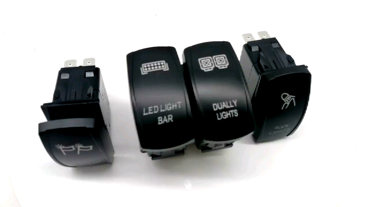 Rocker Switch Dually Lights With Symbol Blue Led - Buy Weatherproof Led ...