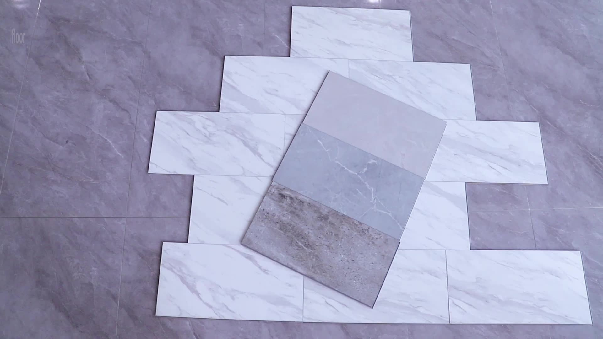 Tz85012253 5mm 24x12 Lock Quick Cork Pad Stone Pattern Spc Vinyl Tile ...