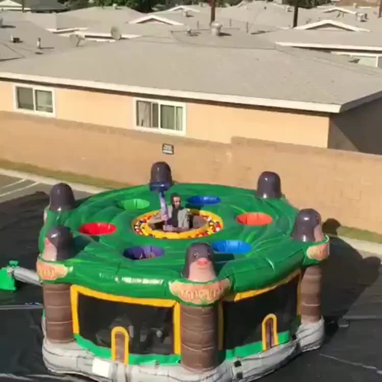 Outdoor Funny Human Whack A Mole 7 People Team Games Party Commercial ...