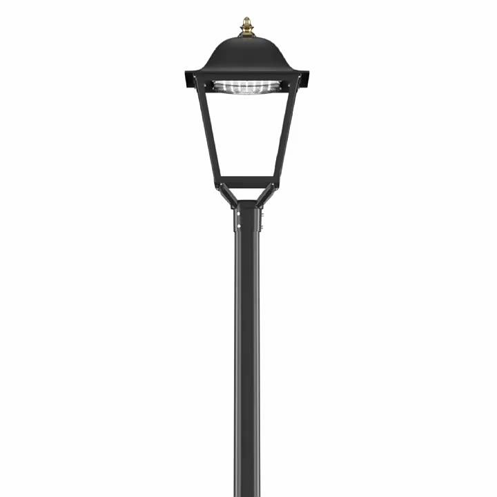 New Garden Led Light Pole Top Light 170lm/w 30w-90w Lens Waterproof ...