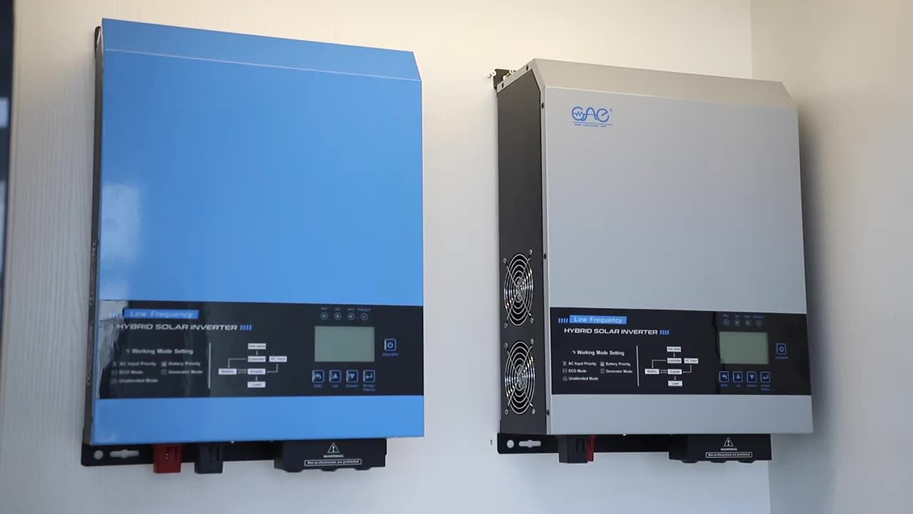 1-7kw Off Grid Hybrid Split Phase Inverter 120v/220v With Mppt Inside ...