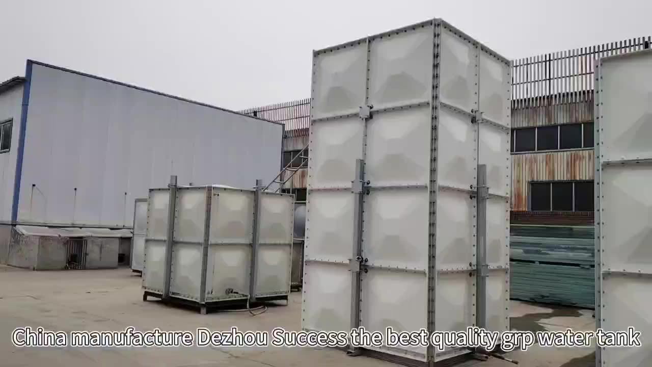 100m3 Iso Standard Grp Frp Smc Fiberglass Panel Water Tank For Farm ...