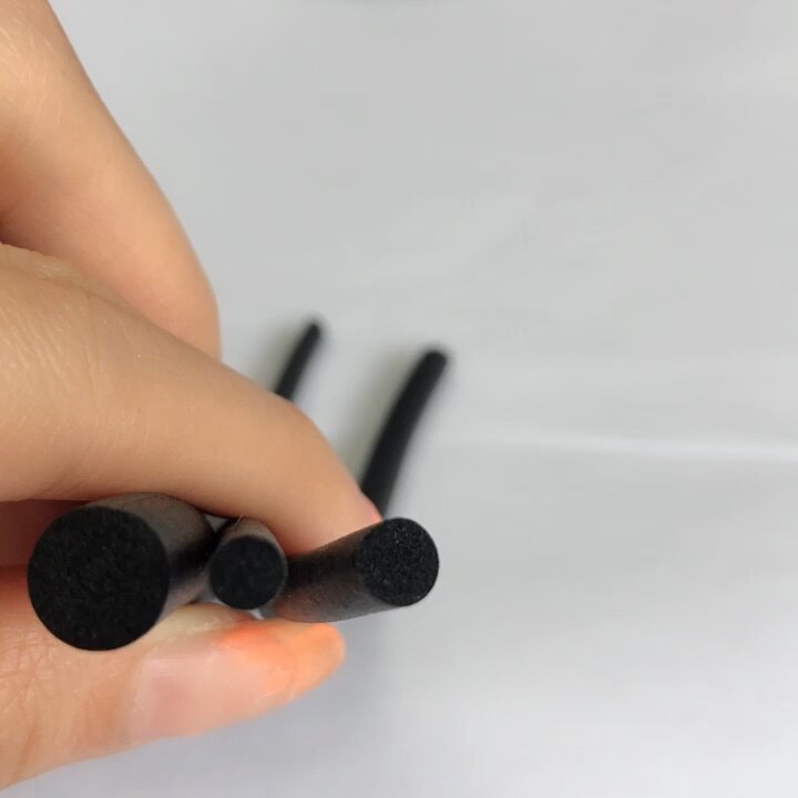 10mm Extrusion Round Silicone Foam Rubber Cord - Buy Silicone Rubber ...