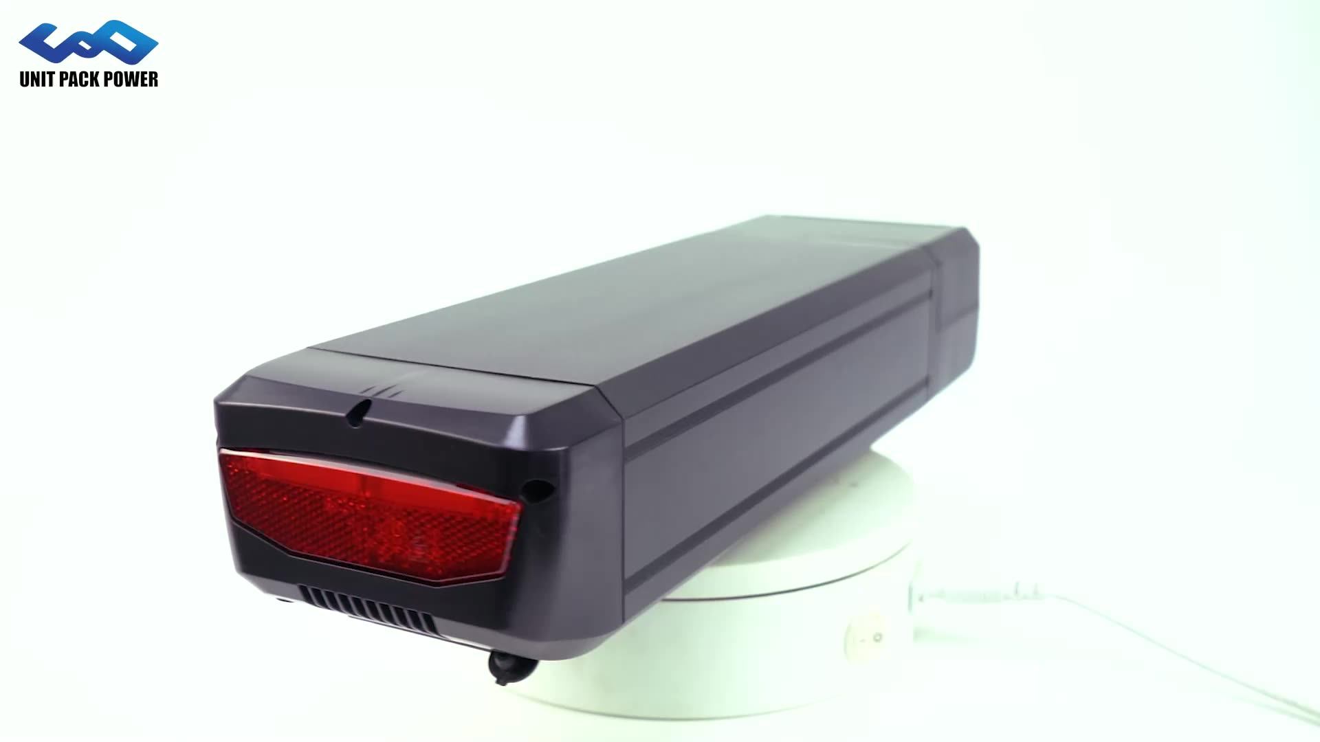 Rear Rack Ebike Battery 36v 48v 52v High Capacity Electric Bicycle ...