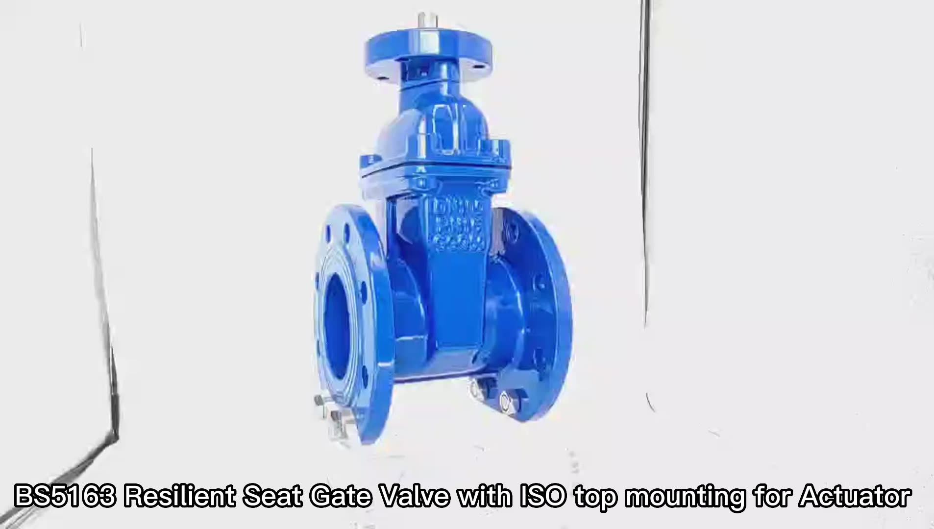 Factory Outlet Ductile Iron Gate Valve Bs5163 Resilient Seat Gate Valve ...