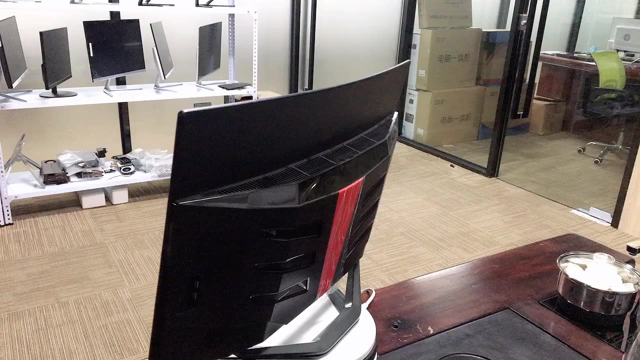 Cheap Curved Screen All In One Pc Monoblock 23.8inch Home Office ...