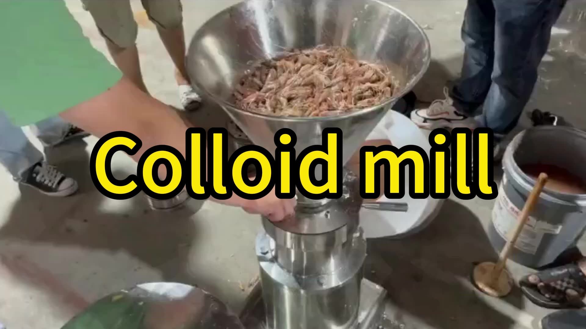 Vbjx Industrial Mustard Fish Cassava Bones Paste Grinder Sesame Tahini ...