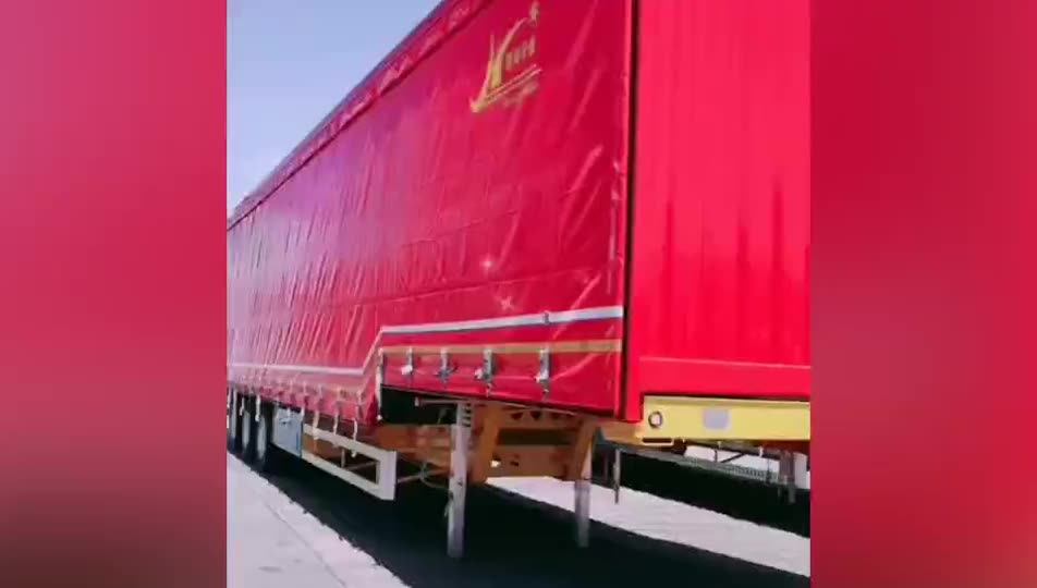 3 Axle Enclosed Cargo Transport 53 Ft Dry Van Box Semi Trailer For Sale ...