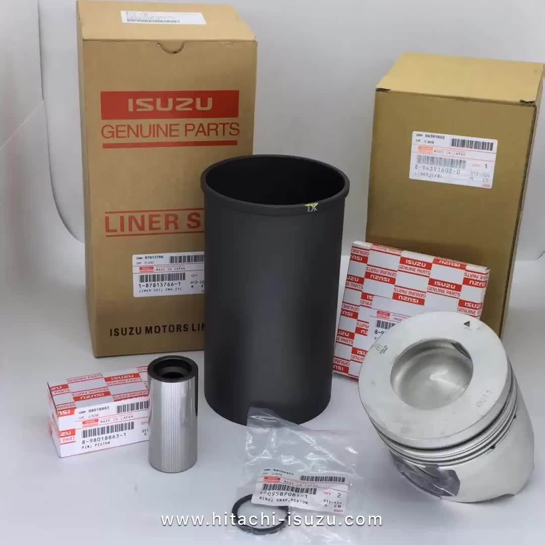 Japan Otto Liner Kit 4hk1 6hk1 Engine Liner Kit Liner Set 1-87812986-0 ...
