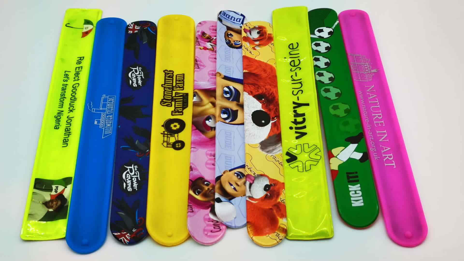 Wholesale Cheap Custom Silicone Led Slap Snap Wristband Ruler - Buy ...