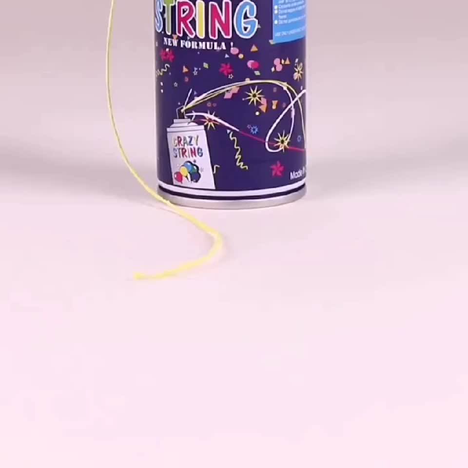 The New Listing Kids Crazy Ribbon Spray Streamers Party String Spray ...