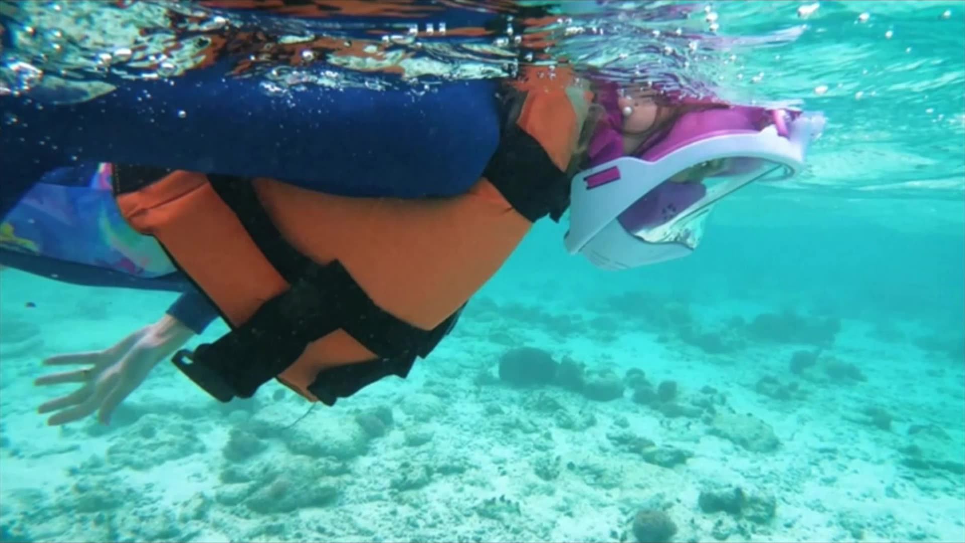 Seemore Full Face Snorkel For Adults Kids With Adjustable Strap ...