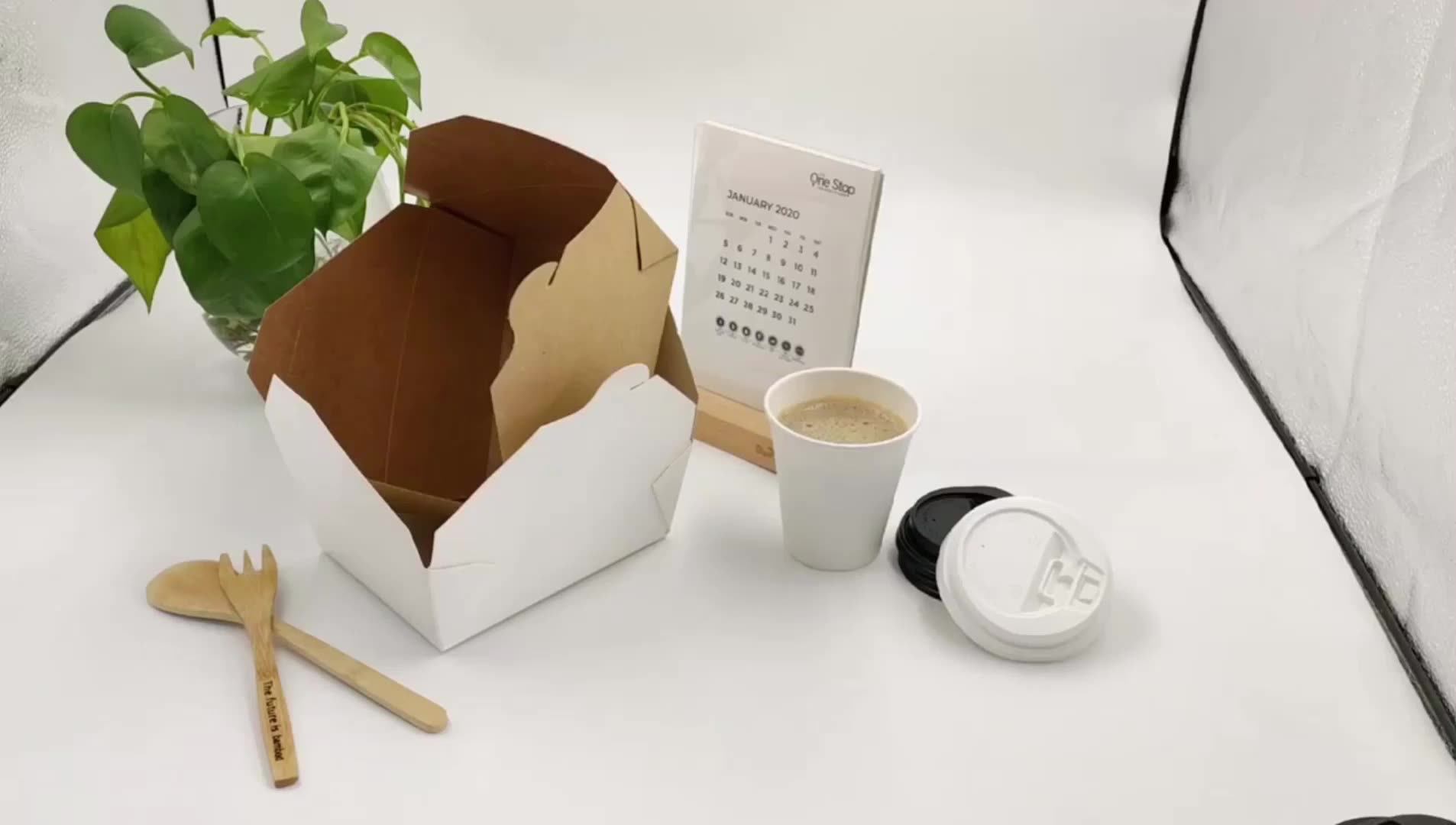 Free Sample Disposable Food Grade Fast Food Boxes Disposable Takeaway ...