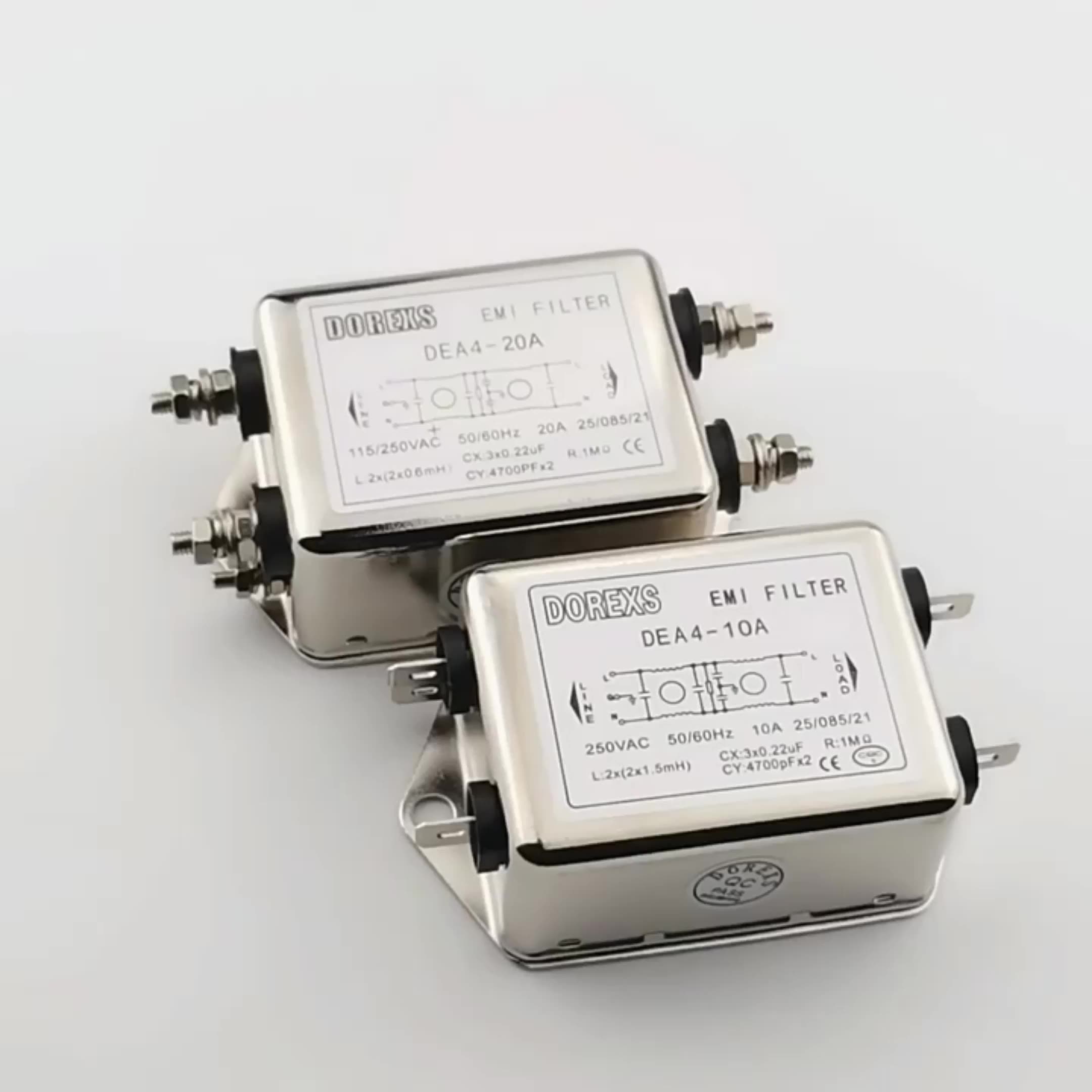 Dea4-10a Single Phase Ac Noise Filter - Buy Ac Noise Filter,Single ...