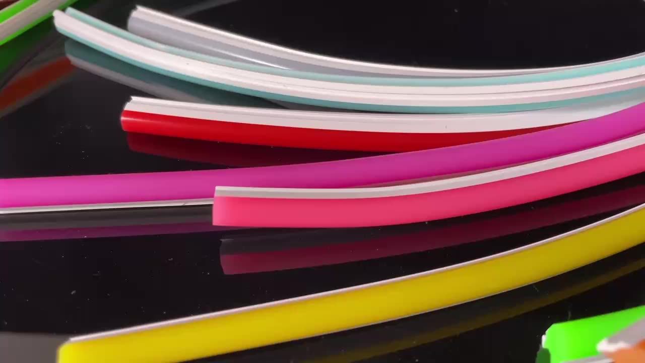 Pure Silicone 6mm 8mm 12mm Split Separate Silicone Neon Strip 12v ...