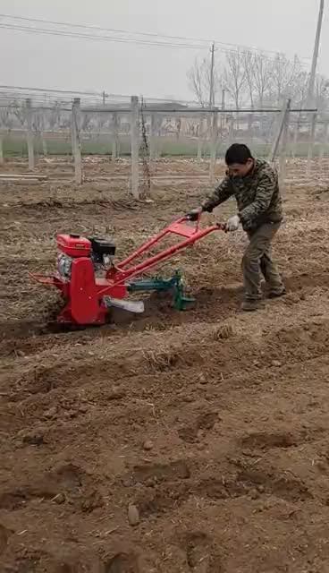 Factory Price 170 Gasoline Engine 7.5hp Belt Drive Small Plough Machine ...