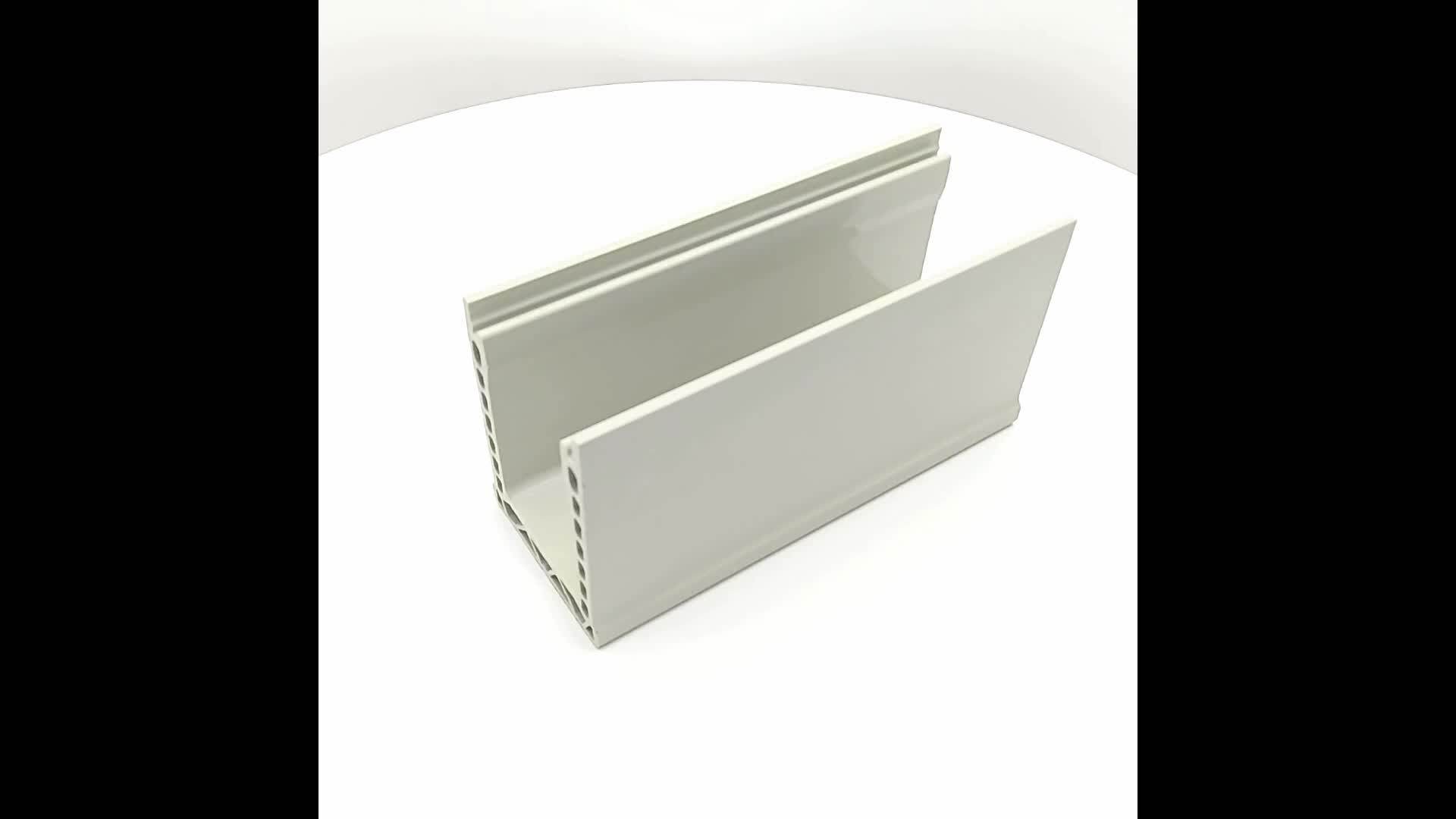 U Shaped Window Making Line Pvc Plastic Extrusion Profile For Window ...