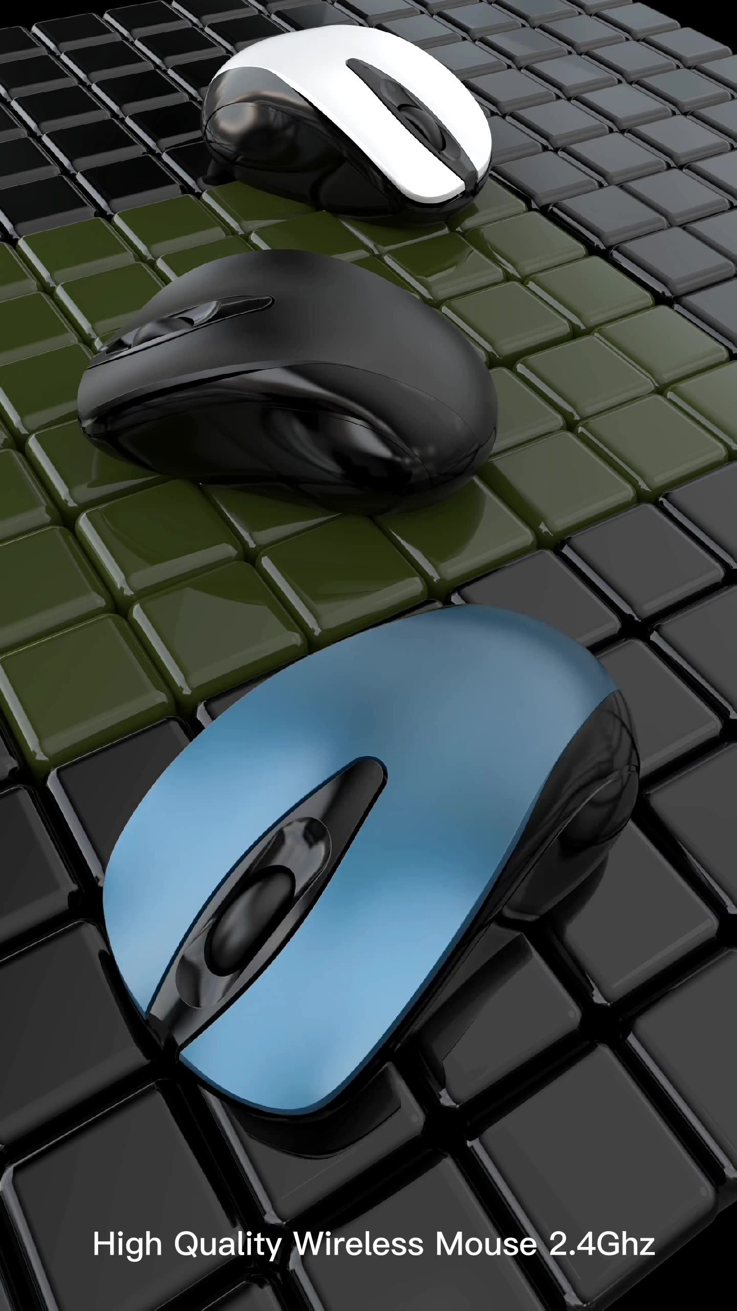 Tmice High Quality Portable Computer Maus Office Rechargeable Mouse For ...