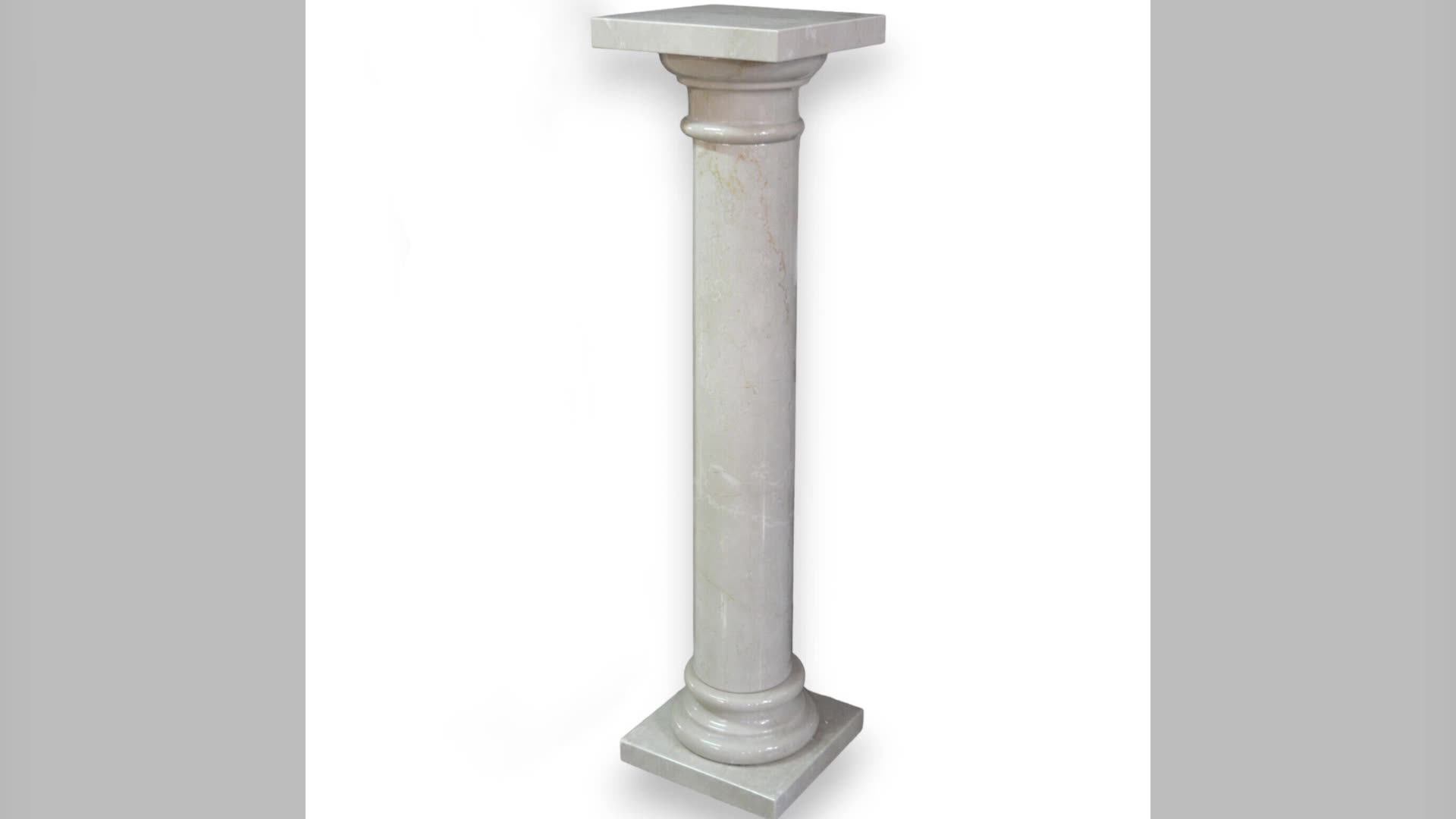 Nature Marble Round Columns Decorative Roman Column Mold For Sale - Buy ...