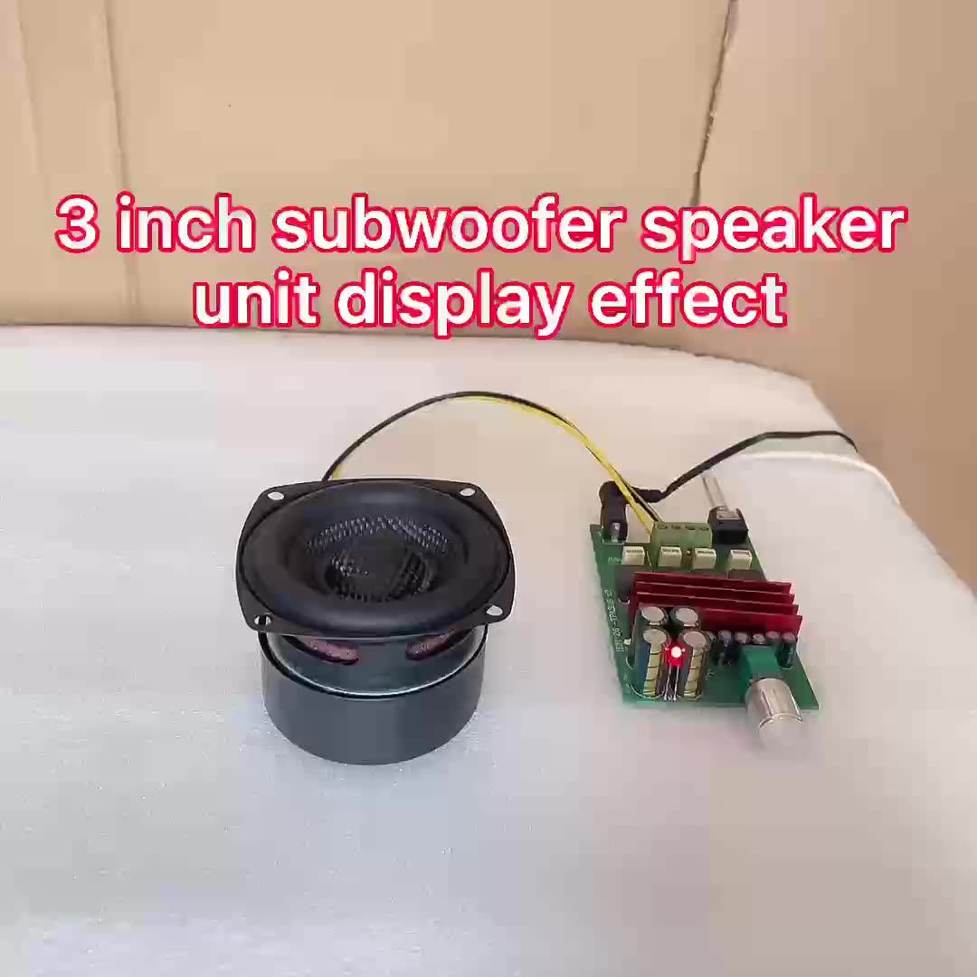 25~40w 3 Inch Speaker Unit Bass Hifi Car Speaker Glass Fiber Woven ...