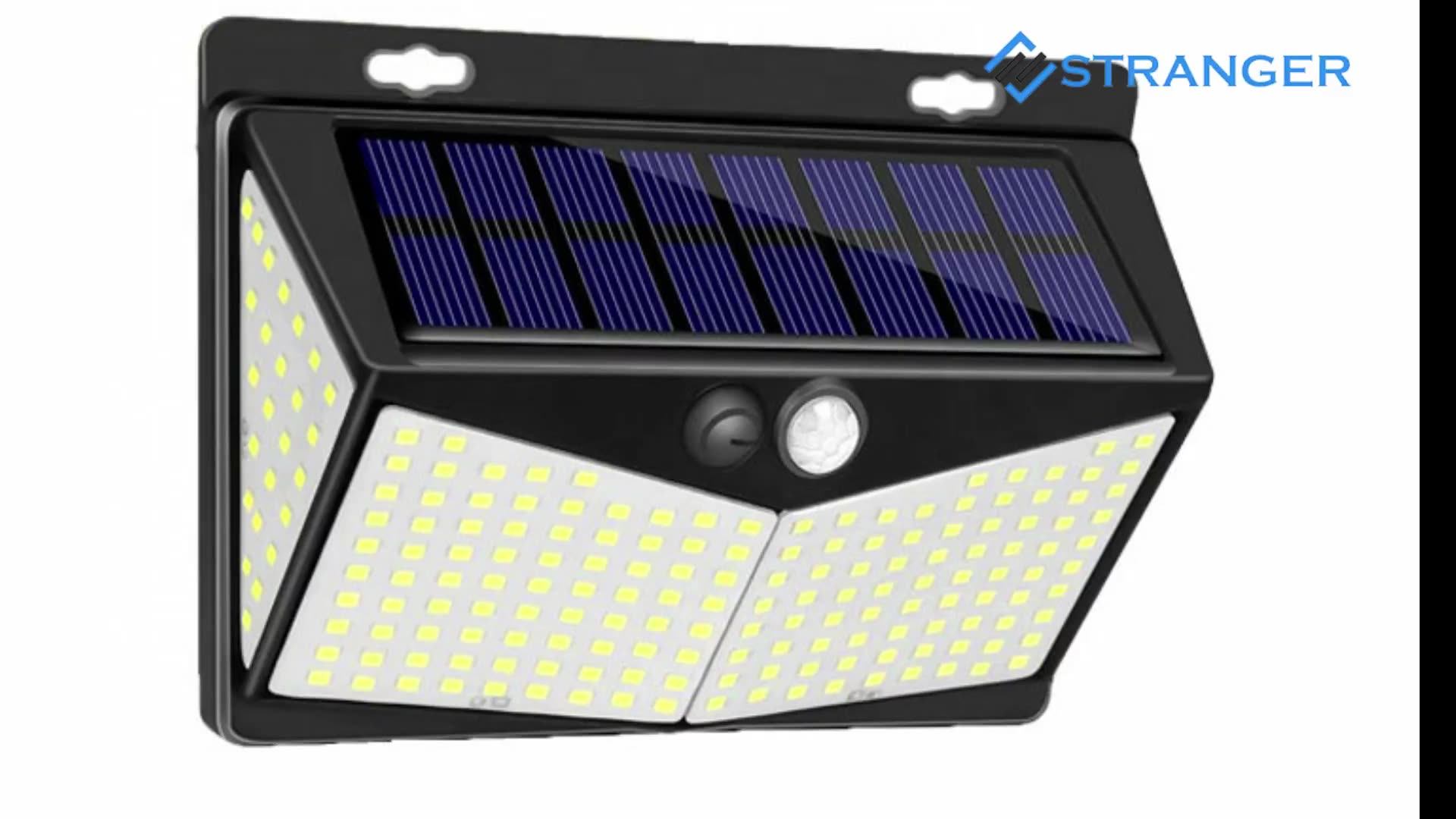 Wireless Waterproof Sensor Solar Wall Light 208 Solar Smd Light With ...