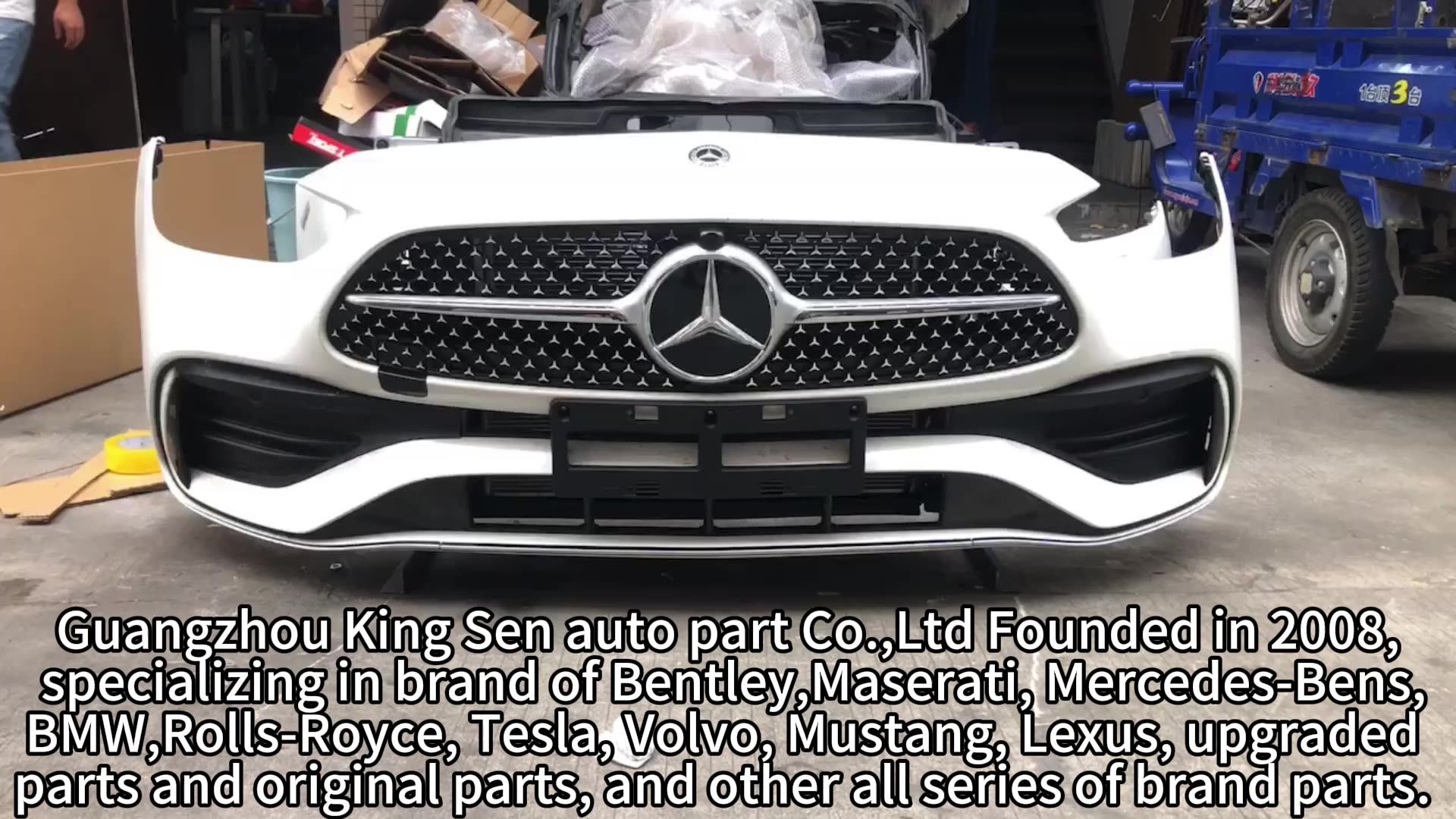 Auto Parts Front Bumper Kit For Mercedes Benz C Class W205 Body Kit ...