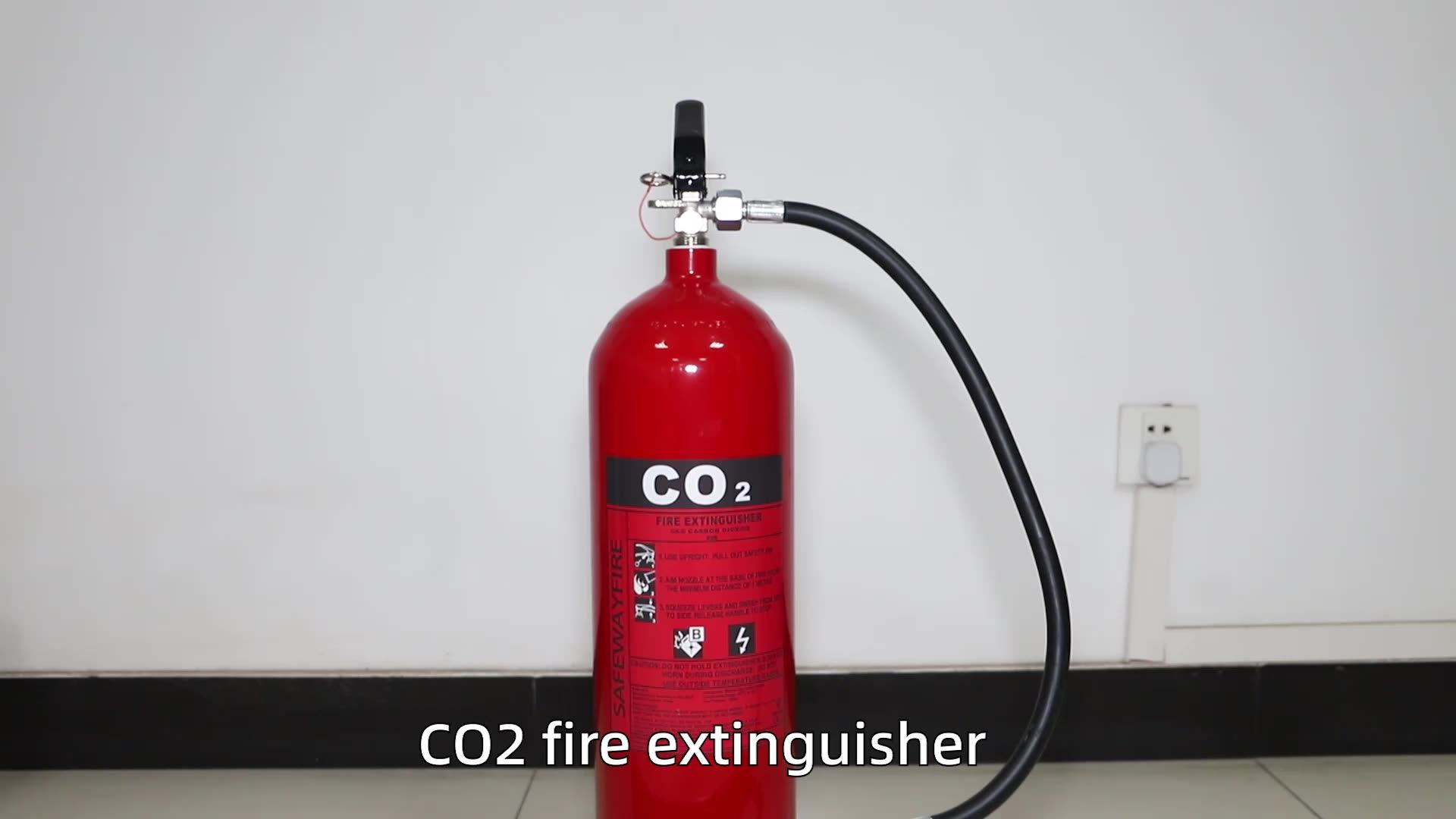 6.8kg Portable Co2 Fire Extinguisher Carbon Steel Fire Fighting ...