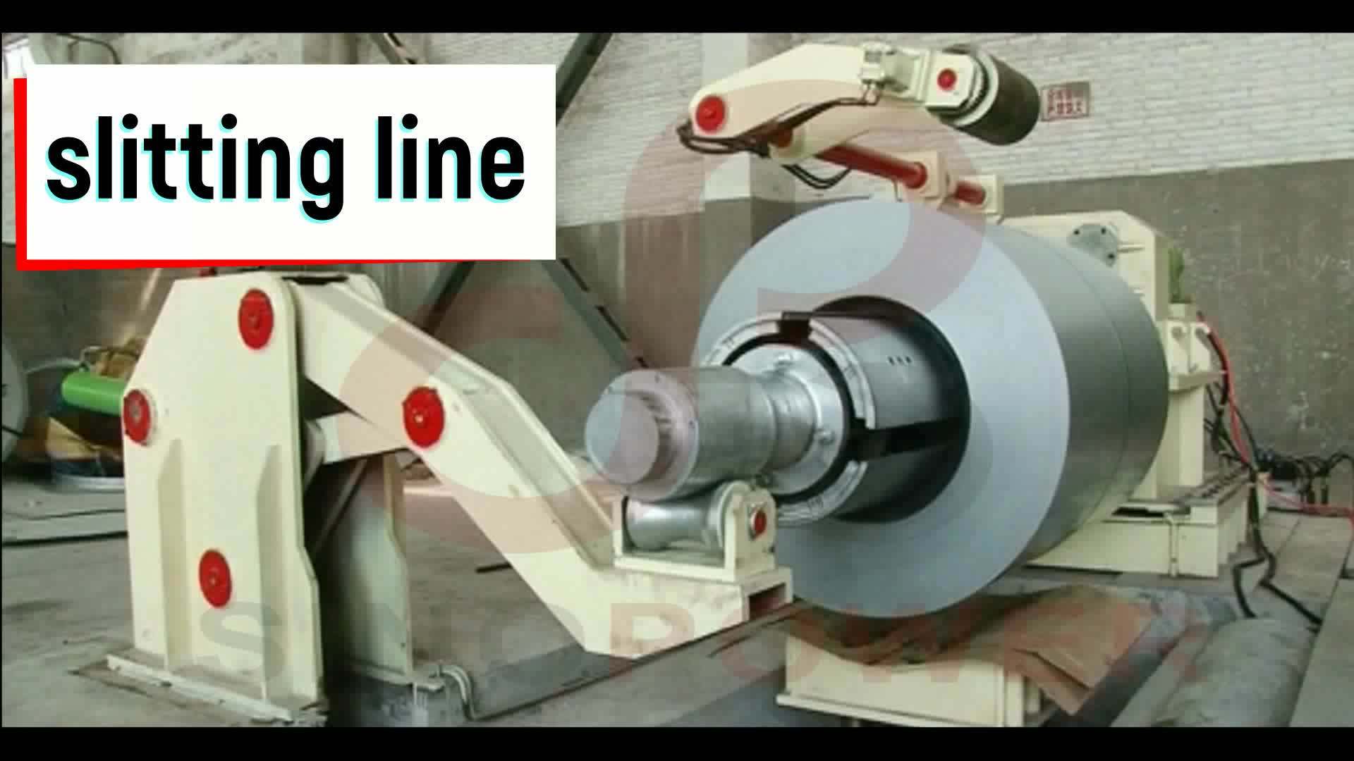 Hydraulic Aluminum Foil Sheet Coil Uncoiling Slitting Cutting ...