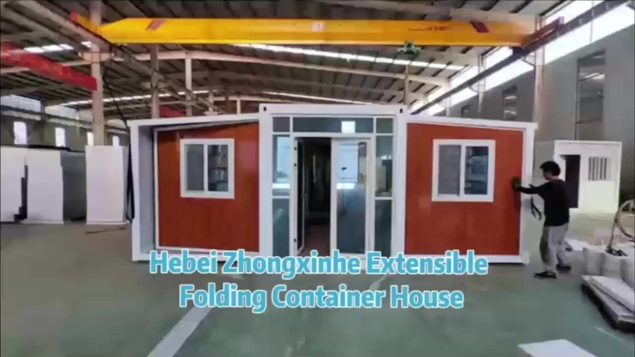 20ft 40ft Folding Expandable Container House 3 Bedroom Prefabrication ...